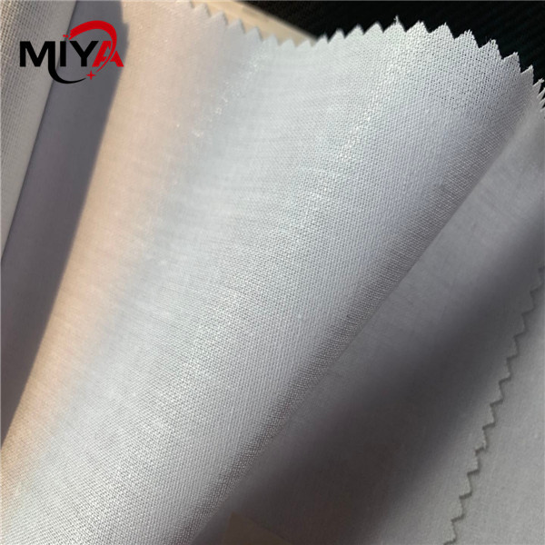 HDPE 100gsm 100 Percent Cotton Shirt Collar Fusing Interlining