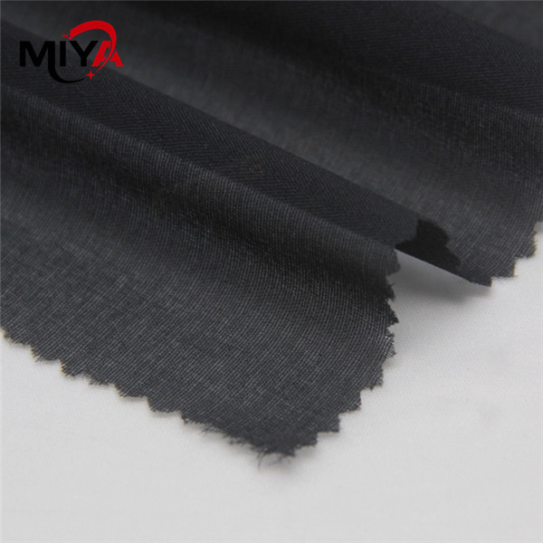 Double Dot Woven Fusing Polyester Interlining White Black